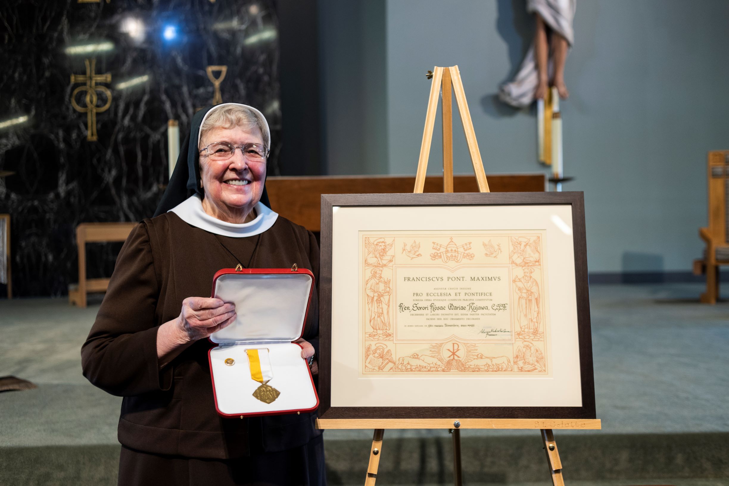 Sr. Rose Marie Kujawa Receives Rare Papal Honor – Felician Sisters of ...